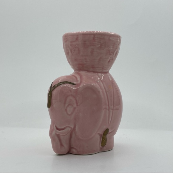 Accents | Vintage Anthropomorphic Pink Elephant Bud Vaseegg Cup | Poshmark